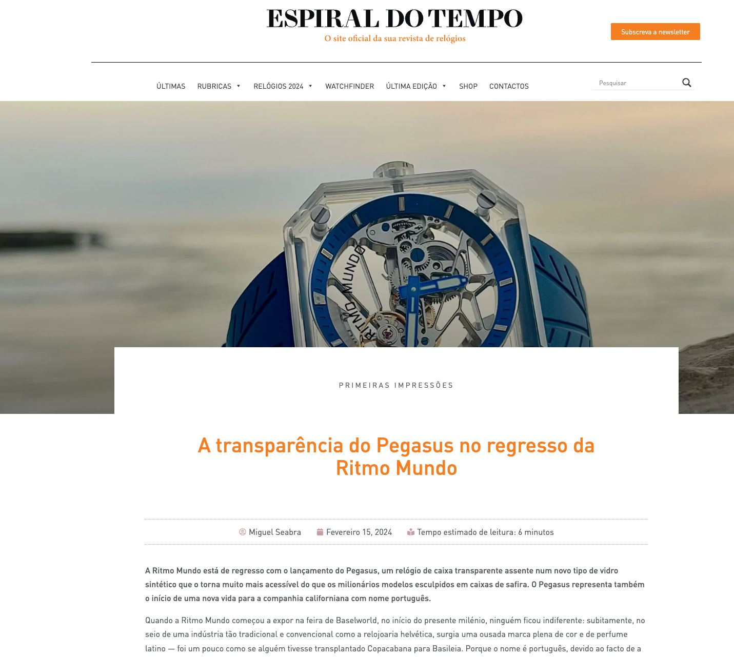 Espirito do Tempo Feature on Pegasus | Ritmo Mundo